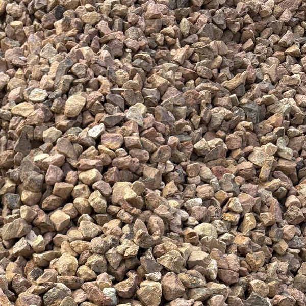 GRAVEL - APRICOT ROCK 20MM 20KG - Stonemans Garden Centre